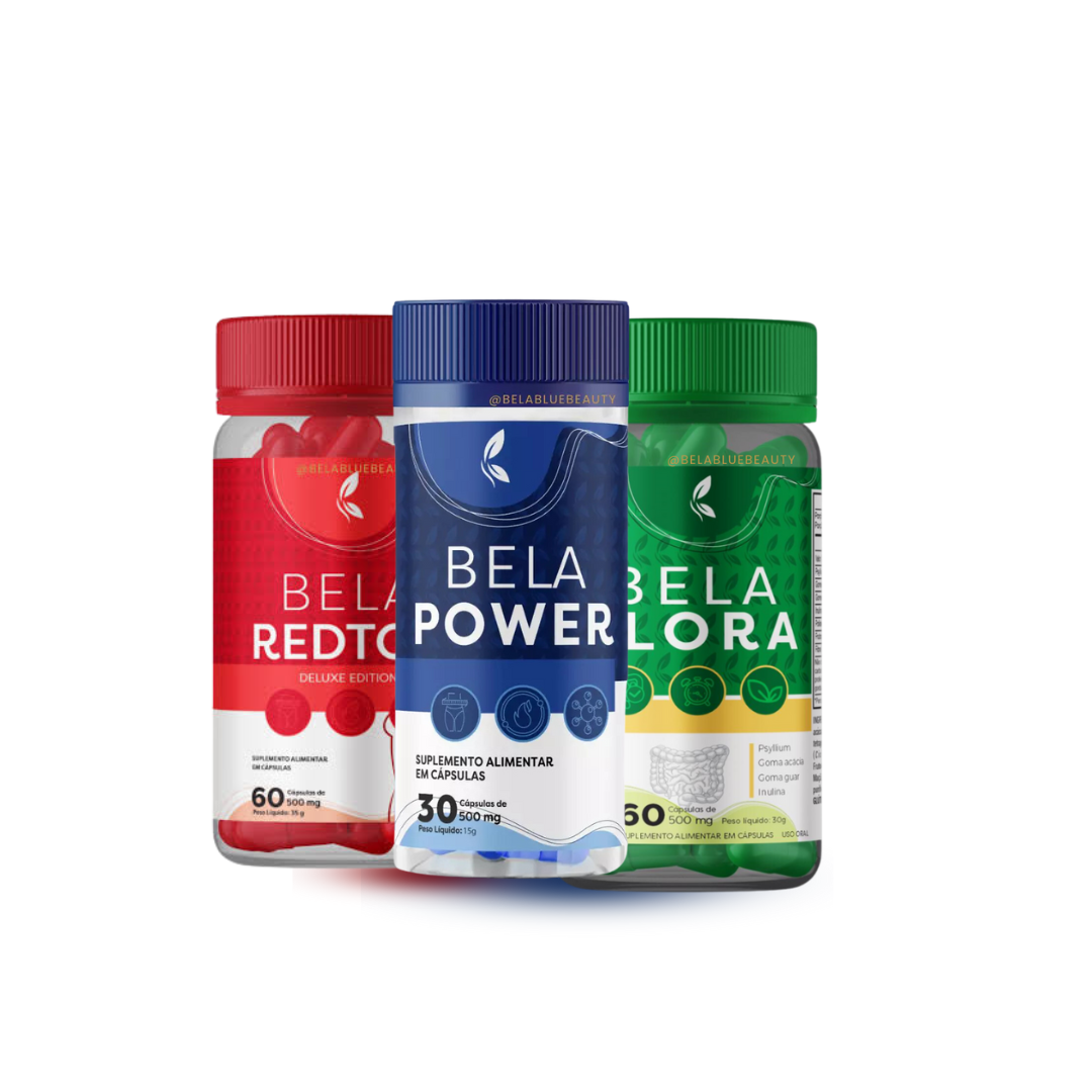BELA POWER + BELA REDTOX + BELA FLORA - BELA BLUE BEAUTY