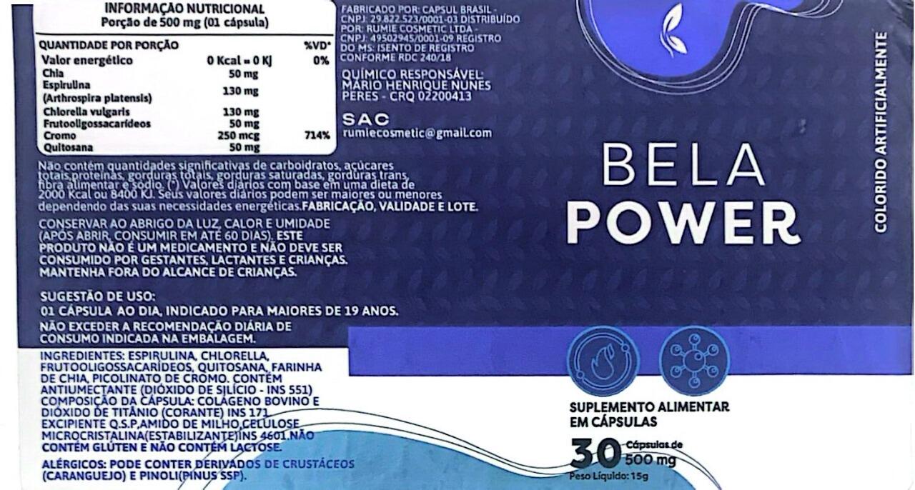 Comprar BELA POWER (EMAGRECEDOR MAIS POTENTE ) - R$259,99 - BELA BLUE BEAUTY