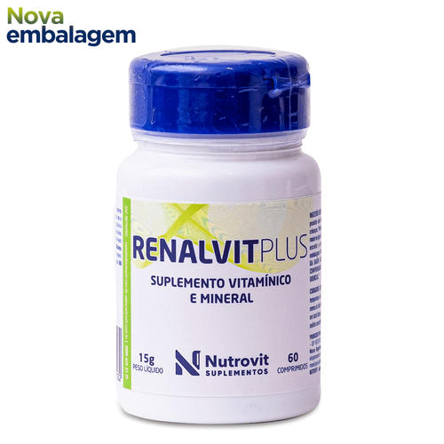 Comprar Renalvit Plus 60 Comprimidos - Nutrovit - a partir de R$86,14 ...