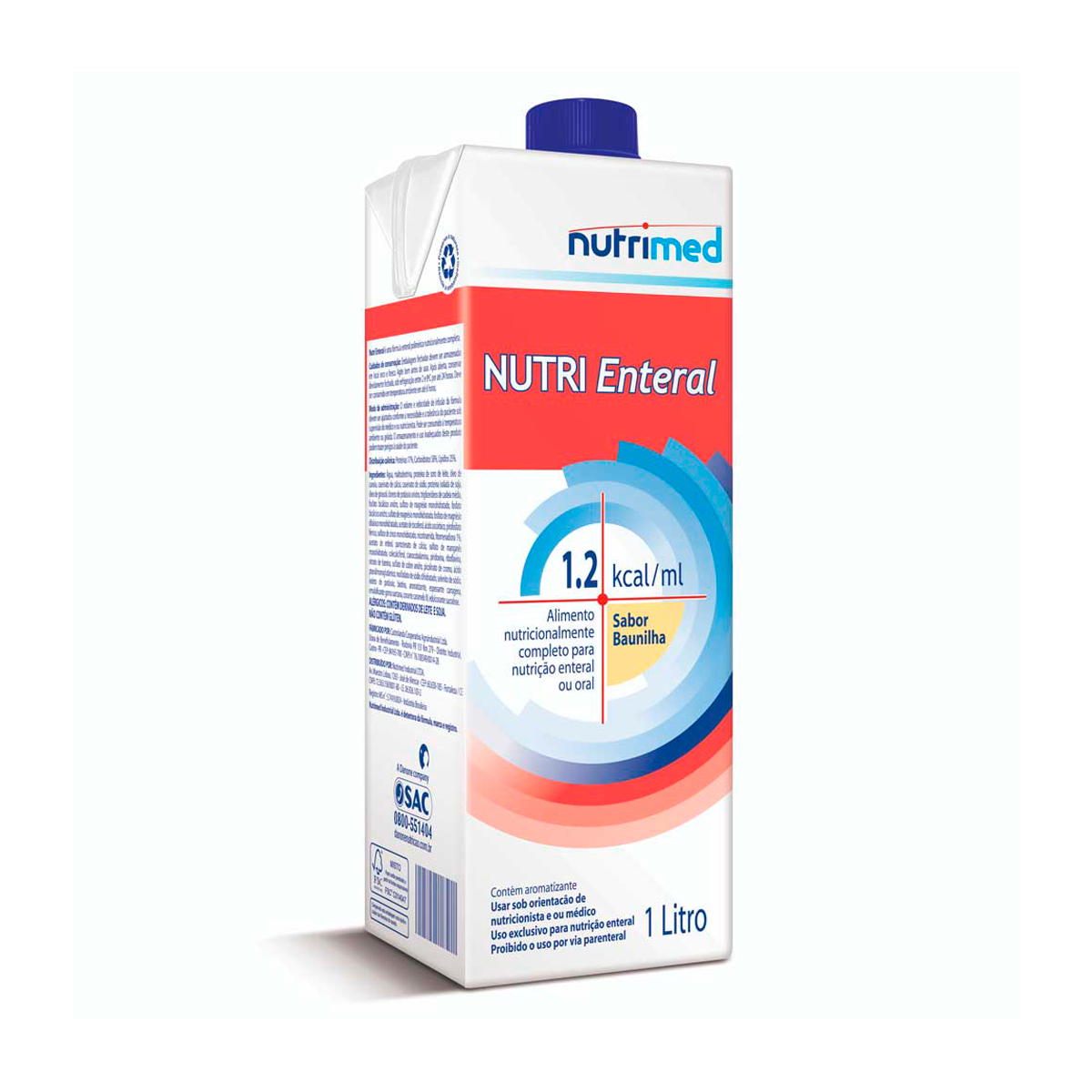 Comprar Nutri Enteral 1.2 1 Litro Dieta Enteral - Danone - Tnut Saude