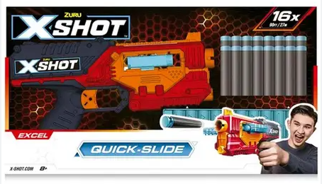 Comprar LANCADOR XSHOT RED QUICK SLIDE C/16 DARDOS - a partir de R$142 ...