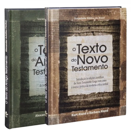 Comprar Coleção O Texto do Antigo e Novo Testamento - 02 Volumes