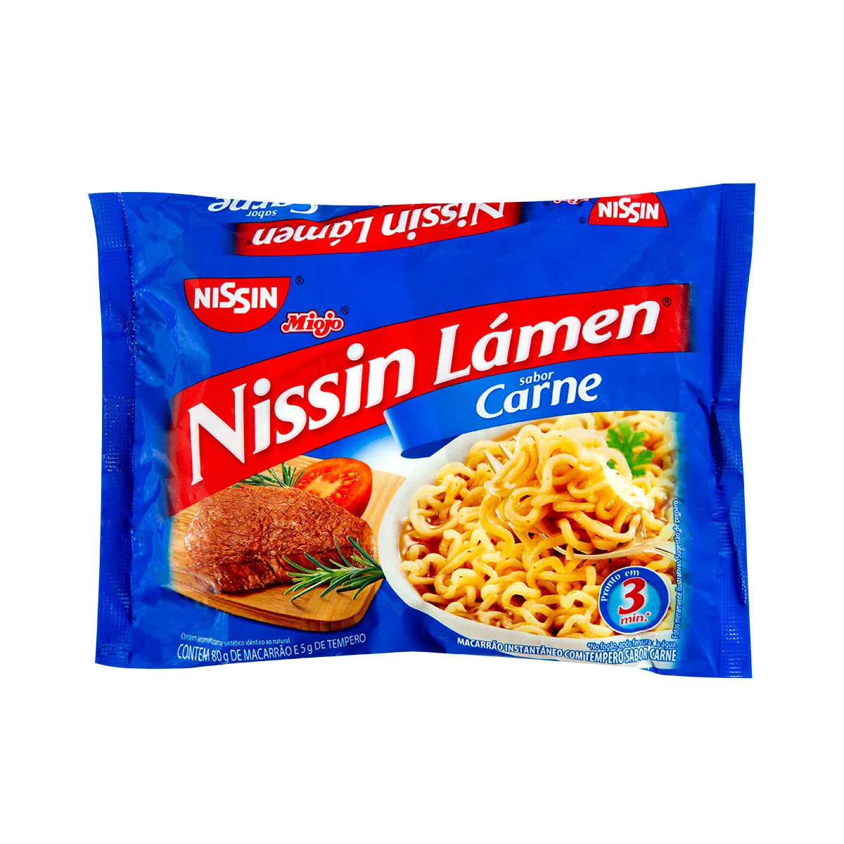 Comprar NISSIN LAMEN CARNE - R$4,00 - Mais Bebidas