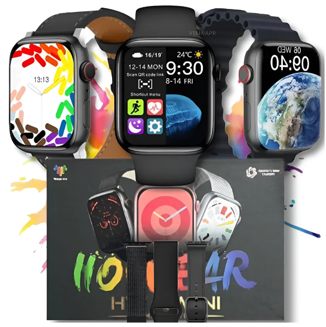 Comprar SMARTWATCH HW-X MINI 3 PULSEIRAS-WEARFIT HOWEAR - R$98,00 - Zoemex