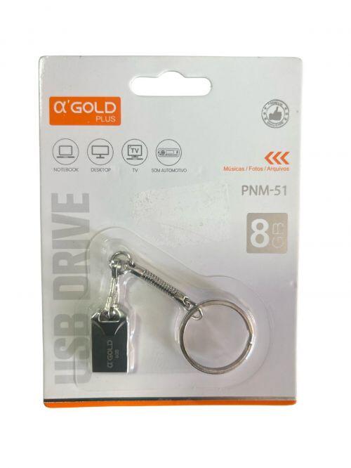 Comprar PENDRIVE A´GOLD 8GB PNM-51 - R$21,50
