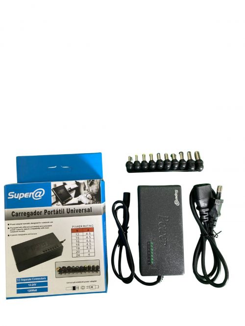 Comprar CARREGADOR UNIVERSAL PARA NOTEBOOK SUPER@ MY-120W - R$28,41 ...