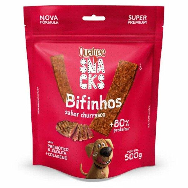 Comprar Petisco Quatree Bifinho Snacks Sabor Churrasco - 500g