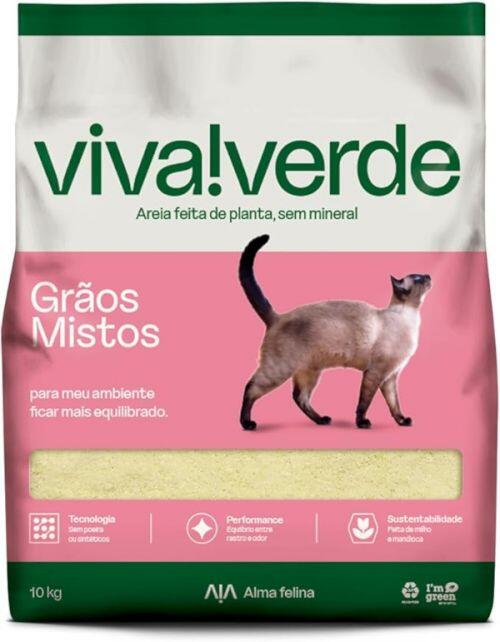 Comprar Areia Higiênica Viva Verde Grãos Mistos da Petfive para Gatos ...