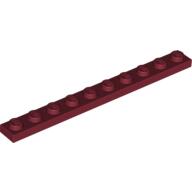 Comprar Lego Plate 1x10 - Vermelho Escuro - PN 4477 / CN 6037995 - Techbricks - A Sua Loja de ...