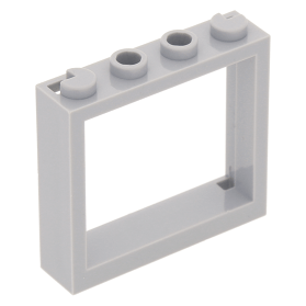 Comprar Lego Marco Janela 1x4x3 - Cinza Claro - PN 60594 / CN 4597420 / ...