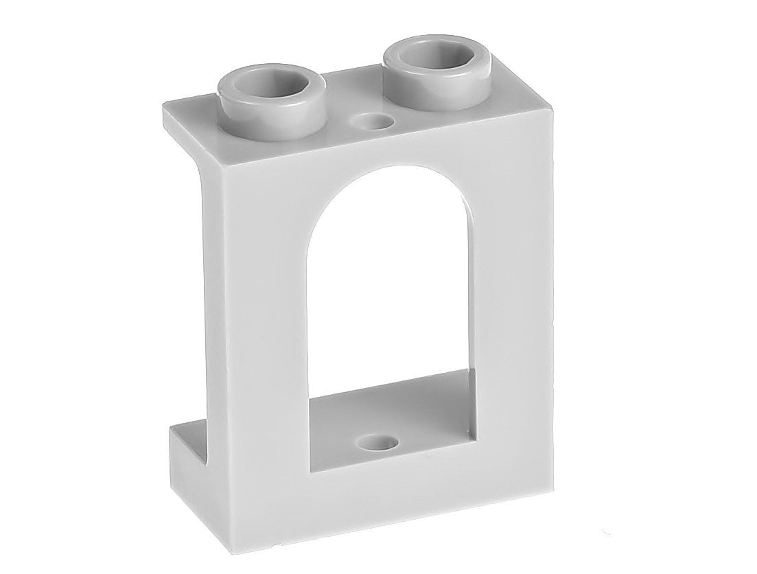 Comprar Lego Painel c/ Janela Redonda 1x2x2 - Cinza Claro - PN 90195 ...