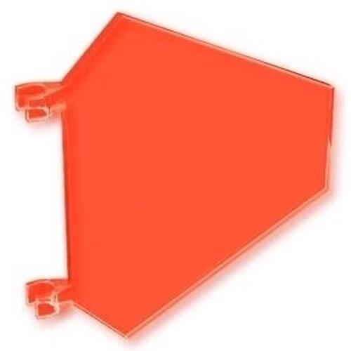 Comprar LEGO Bandeira 5x6 Hexagonal - Laranja Neon Transparente - PN ...