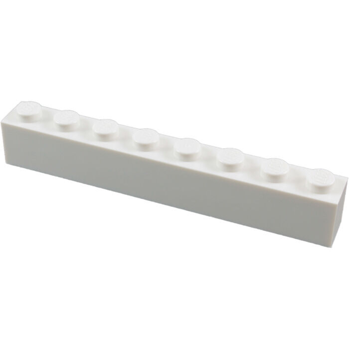 Comprar Lego Brick 1x8 - Branco - PN 3008 / CN 300801 - Techbricks - A ...