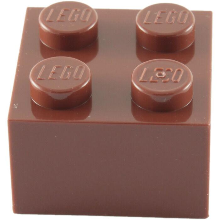 Comprar Lego Brick tijolo 2x2 - Marrom - PN 3003 / CN 4211210 - a ...