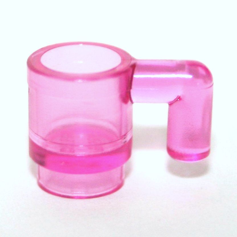 Comprar LEGO Mug / Caneca p/ Minifig - Rosa Escuro Transparente - PN ...