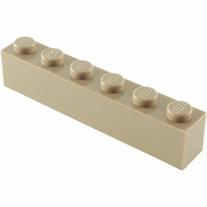 Comprar Lego Brick 1x6 - Bege Escuro - PN 3009 / CN 4247151 / 4497071 ...