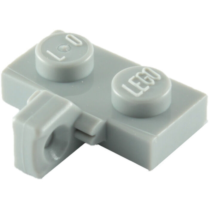 Comprar Lego plate 1x2 c/ encaixe lateral - Cinza Claro - PN 44567 / CN ...