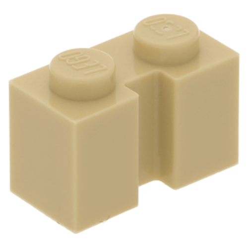Comprar Lego Brick tijolo 1x2 com slot lateral - Bege - PN 4216 / CN ...