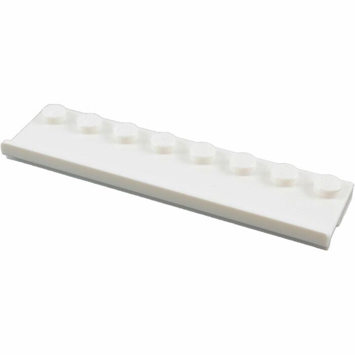 Comprar Lego Plate 2x8 com Trilho - Branco - PN 30586 / CN 3058601 / ...