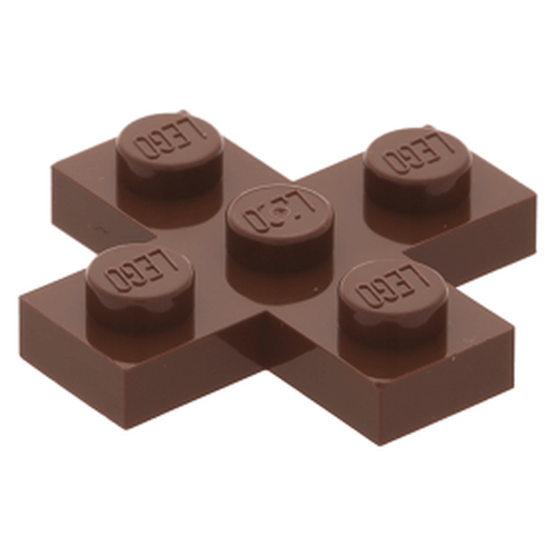 Comprar Lego Plate 3x3 em Cruz - Marrom - PN 15397 / CN 6050918 - a ...