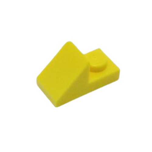 Comprar LEGO Slope 45° 1 x 2 com Plate - Amarelo - PN 15672 / 92946 ...