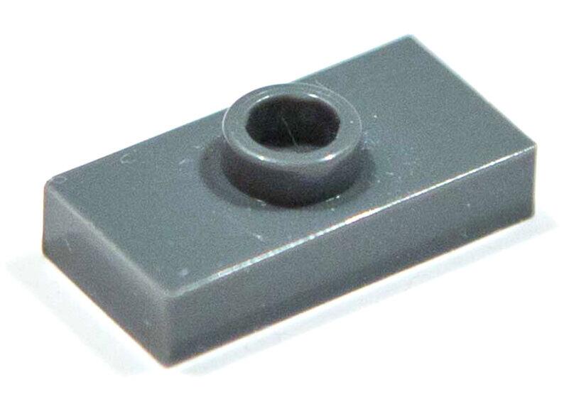 Comprar LEGO Plate / Tile 1x2 com 1 Stud central - Cinza Escuro - PN ...