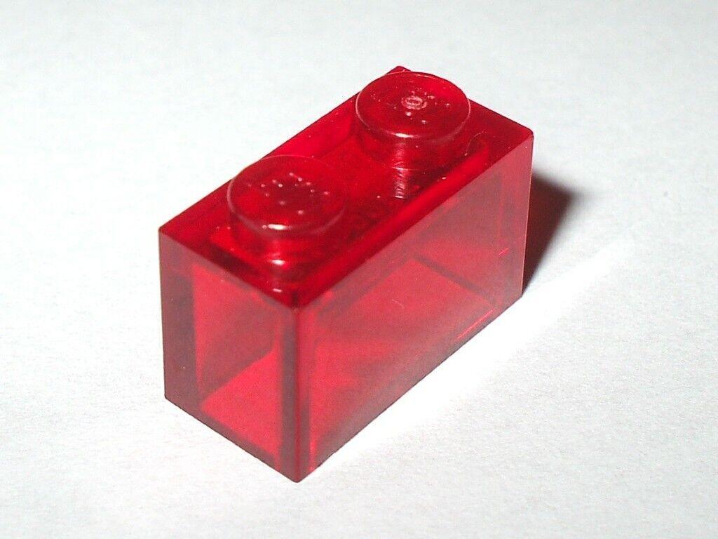 Comprar Lego Brick tijolo 1x2 - Vermelho Transparente - PN 3004 / CN 4101683 - a partir de R$0 ...