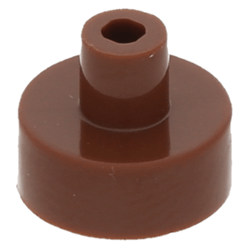 Comprar Lego Tile Redondo 1x1 c/ Barra Furada - Marrom - PN 20482 ...