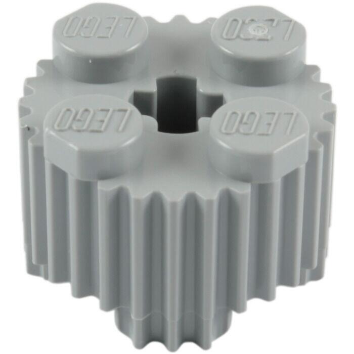 Comprar Lego Technic - Brick Redondo 2x2 com estrias - Cinza Claro - Pn ...