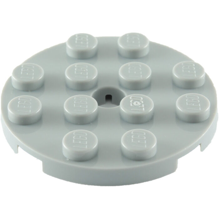 Comprar Lego Plate Redondo 4x4 c/ furo p/pino - Cinza Claro - PN 60474 ...
