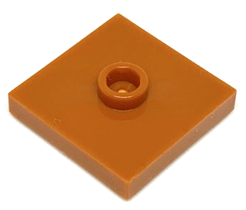Comprar LEGO Plate / Tile 2x2 com 1 Stud central - Laranja Escuro - PN ...
