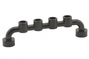 Comprar LEGO Cerca / Barra com 4 Studs 1 x 6 - Preto - PN 6140 / CN ...
