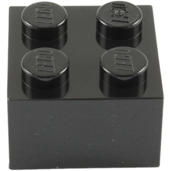 Comprar Lego Brick tijolo 2x2 - Preto - PN 3003 / CN 300326 / 4103587 ...