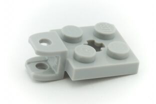 Comprar LEGO Plate 2 x 2 c/ Encaixe Bola - Cinza Claro - PN 42478 ...