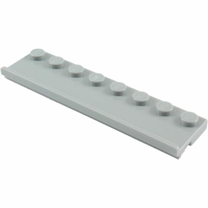 Comprar Lego Plate 2x8 com Trilho - Cinza Claro - PN 30586 / CN 4222019 ...
