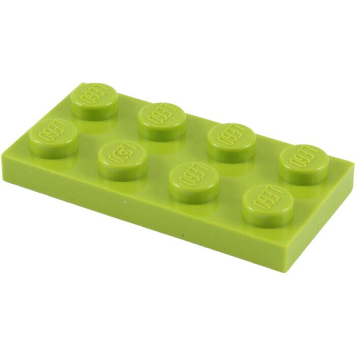 Comprar Lego Plate 2x4 - Verde Limão - PN 3020 / CN 4122445 / 4164023 ...