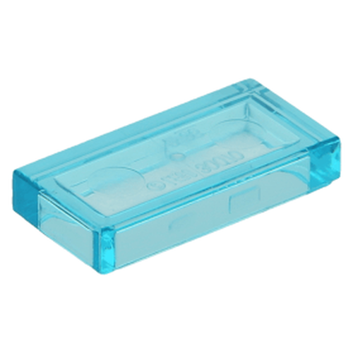 Comprar Lego Tile 1x2 - Azul Claro Transparente - PN 3069 / CN 4585132 ...