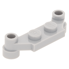 Comprar Lego Plate 1x4 c/ Espaçadores - Cinza Claro - PN 4590 / 18624 ...