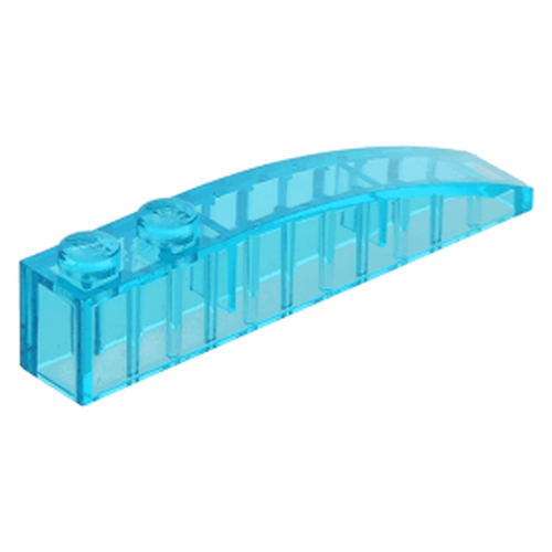 Comprar Lego Slope Curvado 6x1 - Azul Claro Transparente - PN 42022 ...