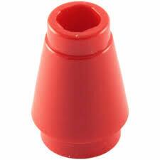 Comprar Lego Cone 1x1 - Vermelho - PN 15551 / 55525 / 59900 / CN ...