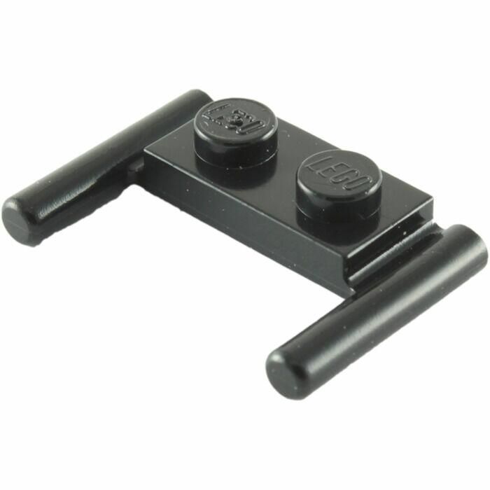 Comprar Lego Plate 1x2 com pegadores - Preto - PN 3839 / CN 383926 ...