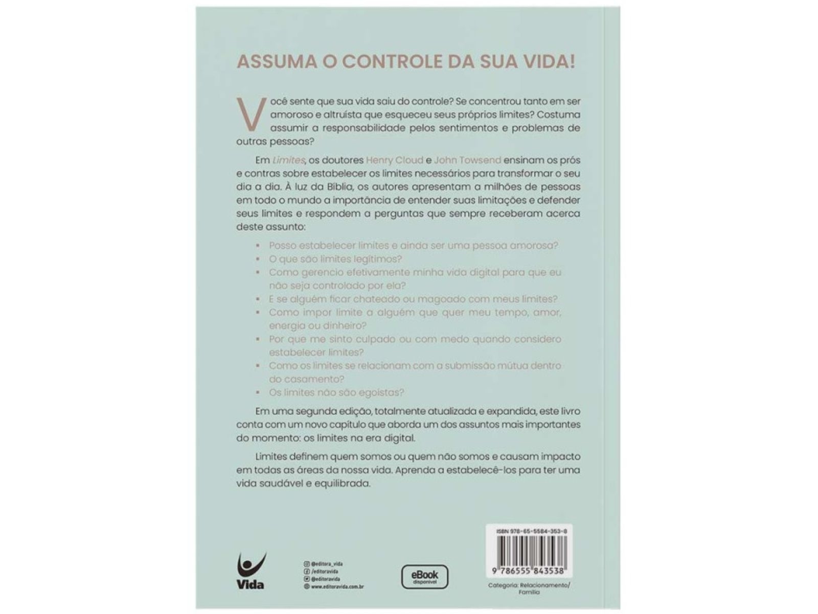 Comprar Limites | Quando dizer sim Quando dizer não | Henry Cloud - a ...