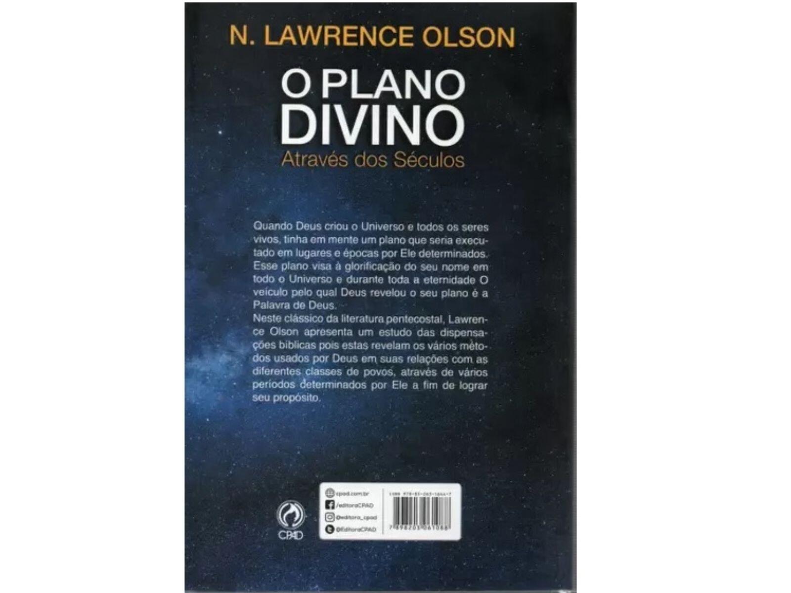 Comprar O Plano Divino Através dos Séculos | N. Lawrence Olson - a ...