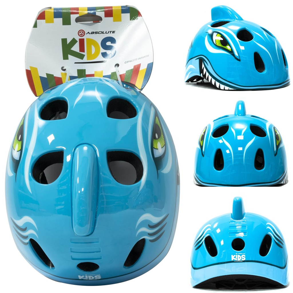 Comprar Capacete Absolute Kids Tubarão - a partir de R$120,55