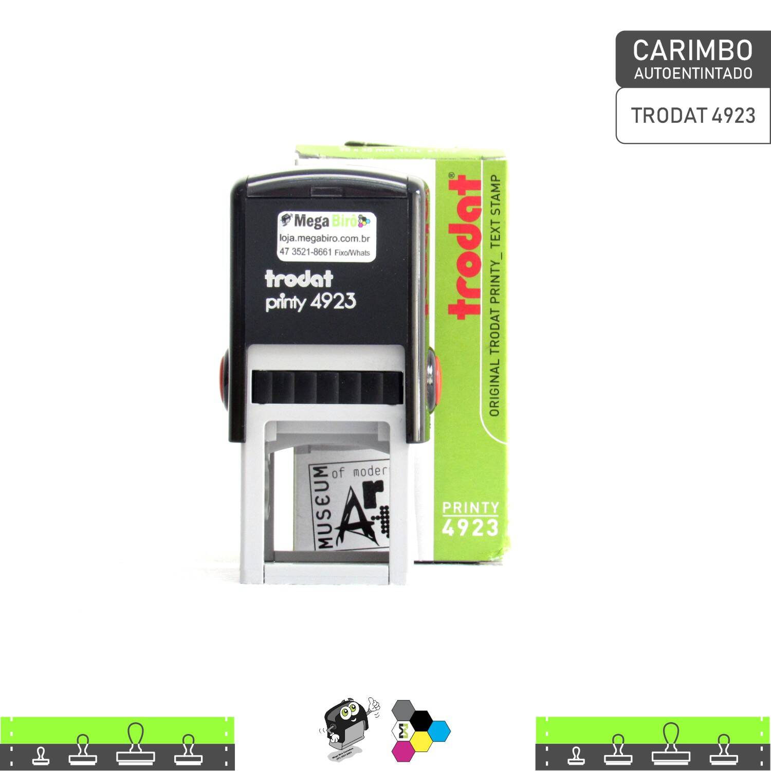 Comprar Carimbo Autoentintado TRODAT 4923 - a partir de R$89,30 ...