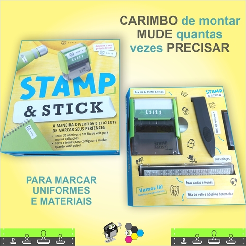 Comprar CARIMBO STAMP STICK CARIMBO DE MONTAR PARA UNIFORME ESCOLAR - a ...