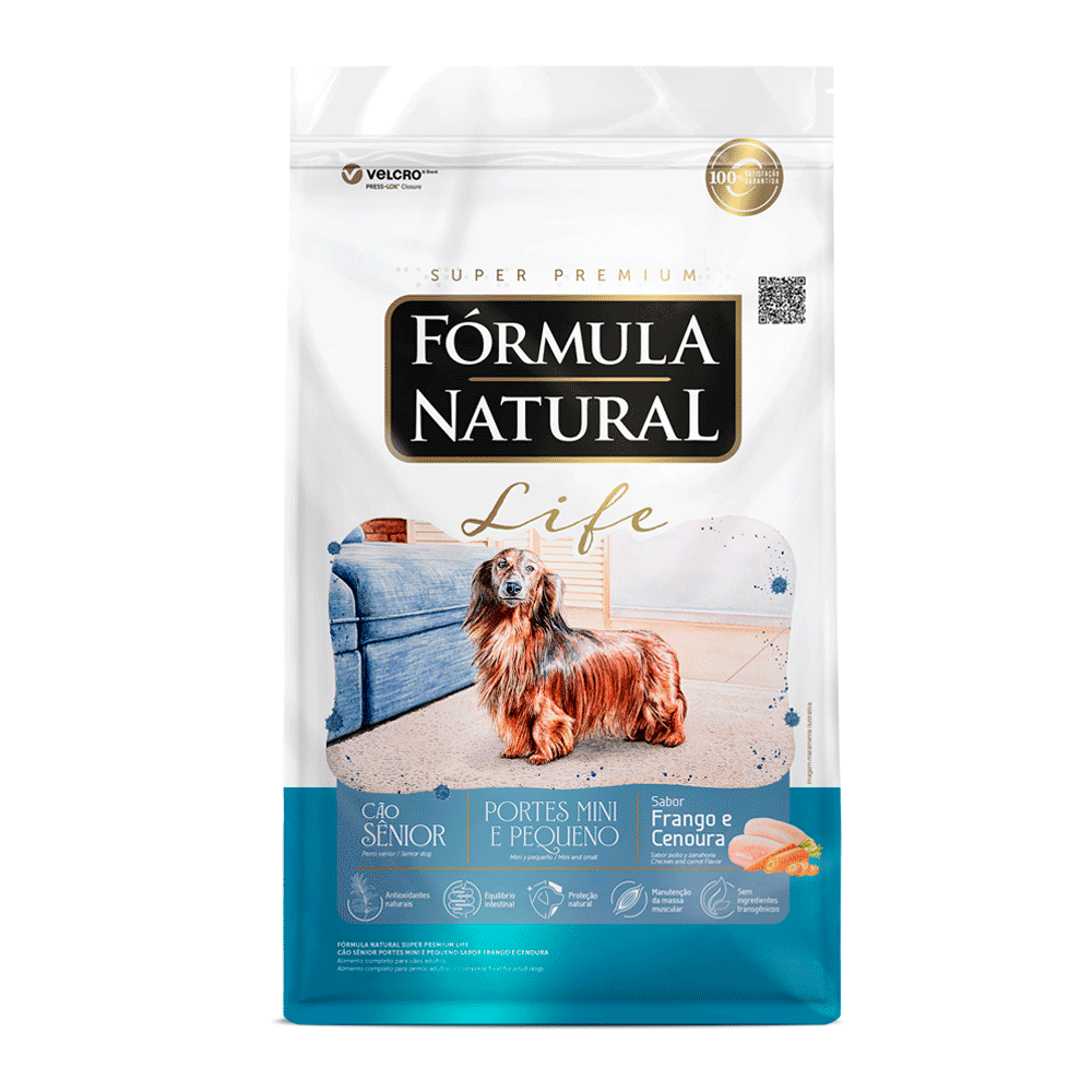 Comprar Fórmula Natural Life Cães Sênior - Portes Mini e Pequeno - R$216,00