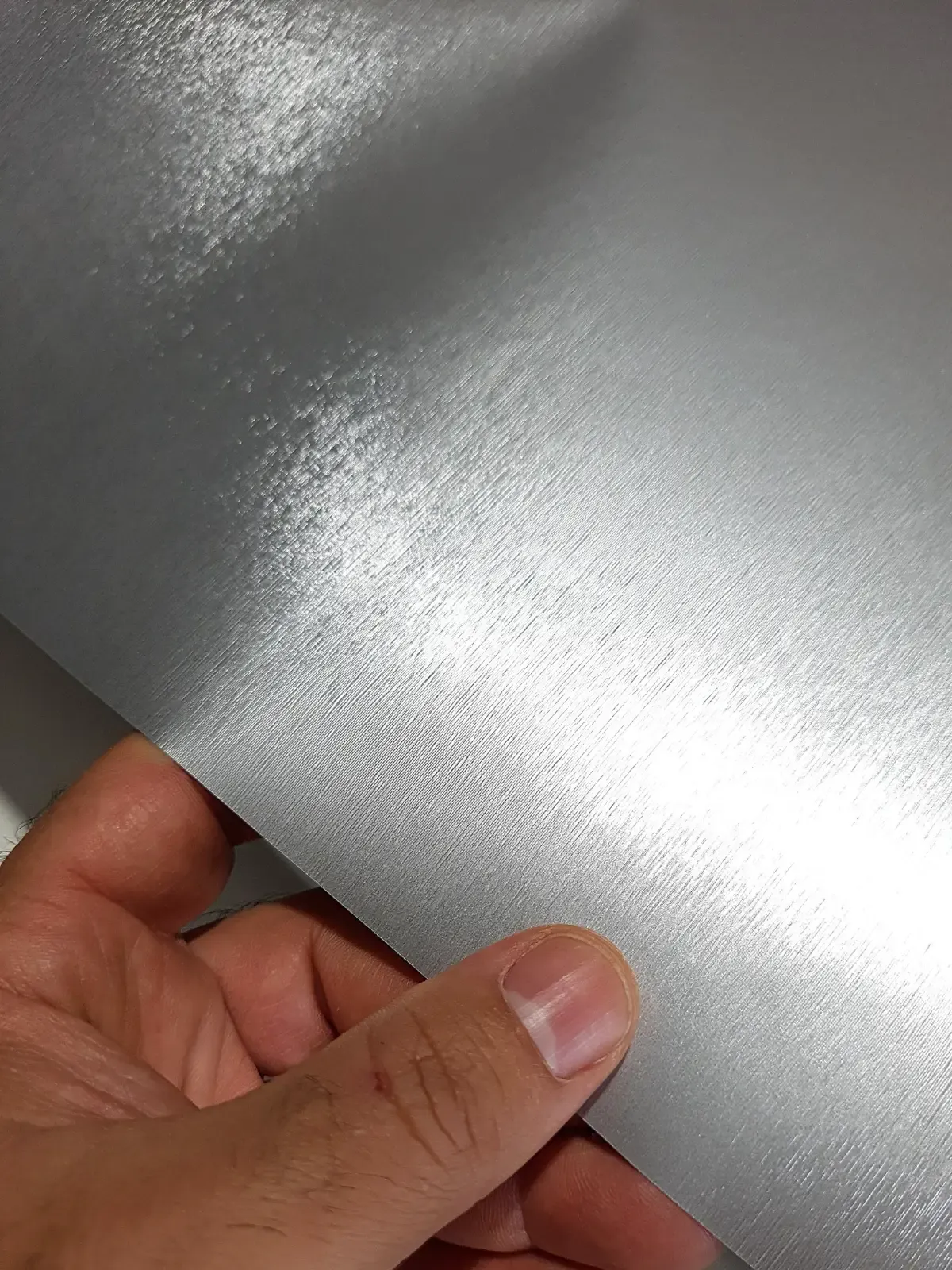 Metal escovado premium MG123, amostra 20cm x 30cm - a partir de R$7,41