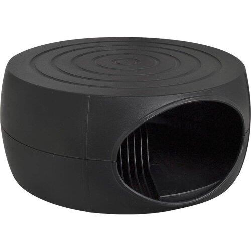 SUPORTE BASE MONITOR REDONDO PLASTICO PRETO - M TECH DISTRIBUIDORA