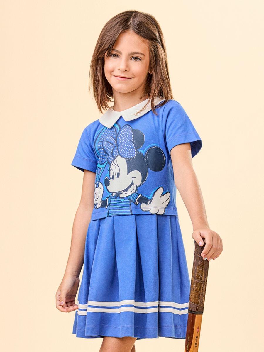 Vestido Azul Minnie Mouse